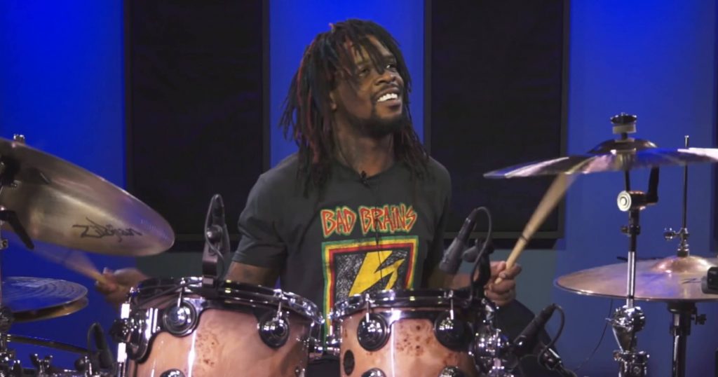 Free drum lesson with Thomas Pridgen!