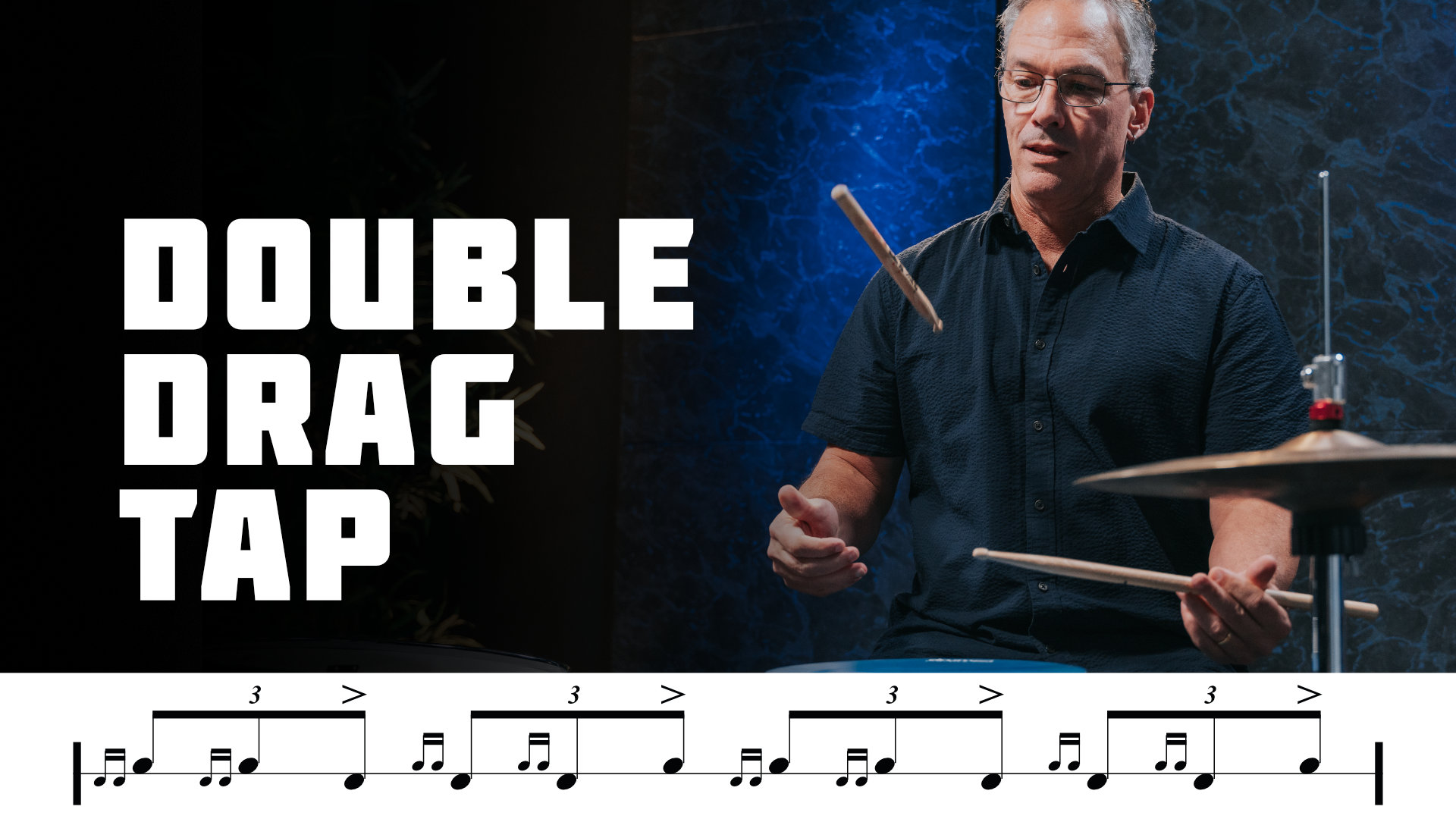 How To Play A Double Drag Tap - Drumeo Beat