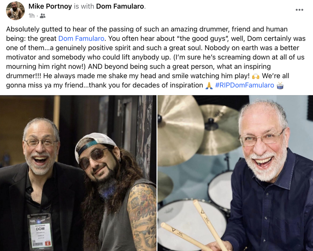 Remembering Dom Famularo (1953-2023) - Drumeo Beat